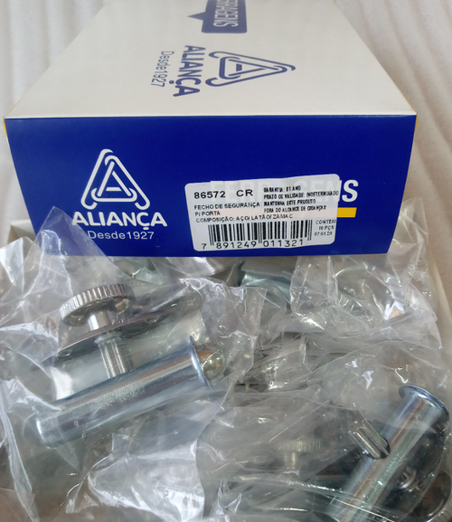 Fecho de segurança p/ porta 86572 CR ALIANÇA – Siberiano Refrigeração